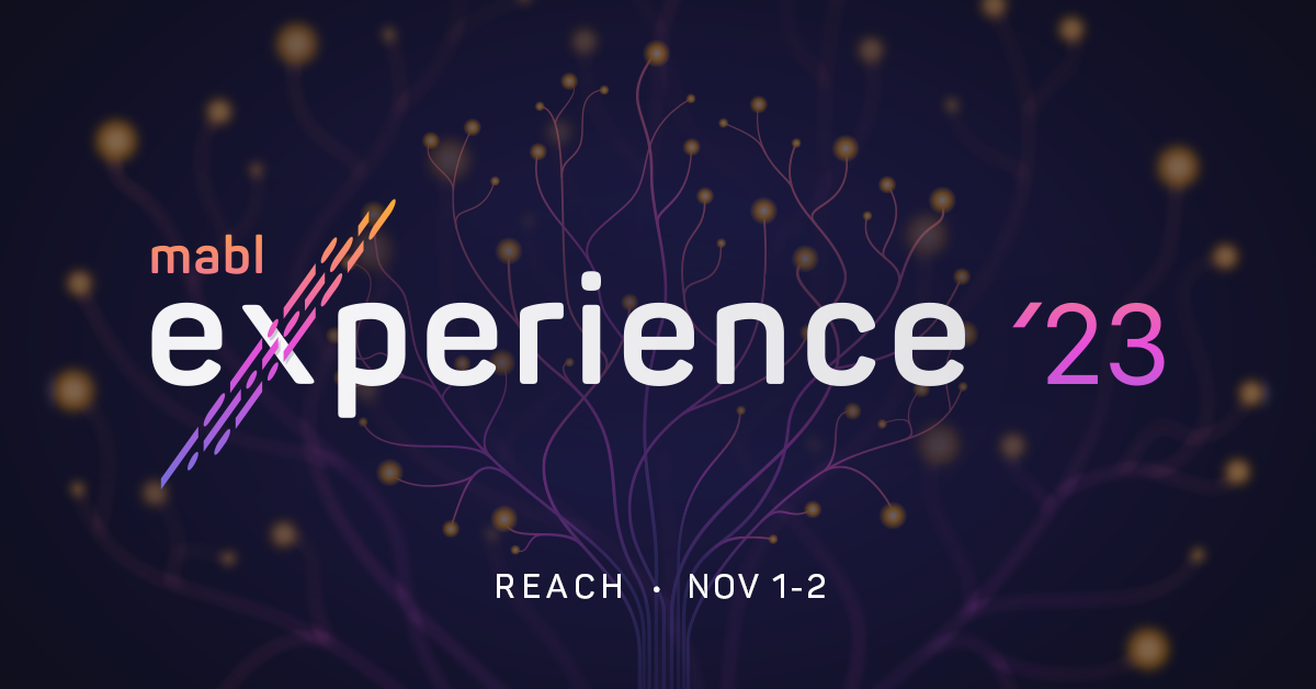 mabl Experience | November 2023